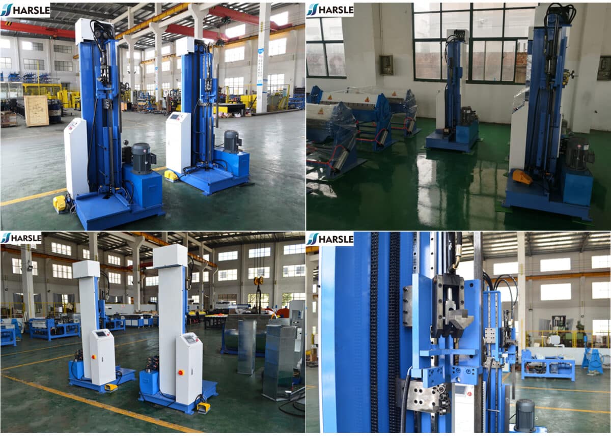 HVAC Duct Hydraulic Lock Joint Zipper Machine - Duct Division