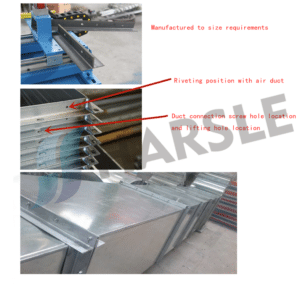 Duct connection flanges steel punchingDuct Connection Flanges Steel ...